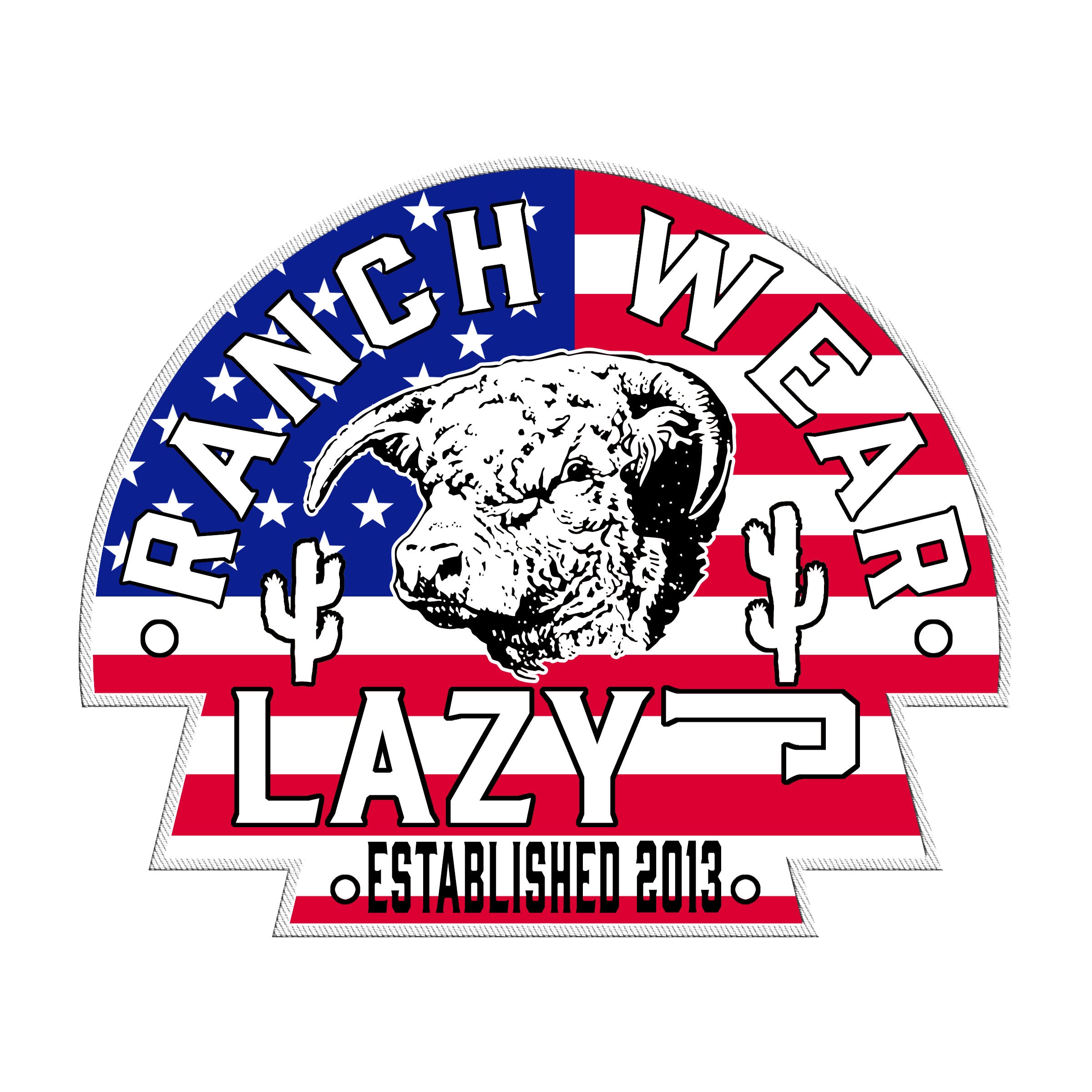 USA Arrowhead Patch - Lazy J Ranch Wear